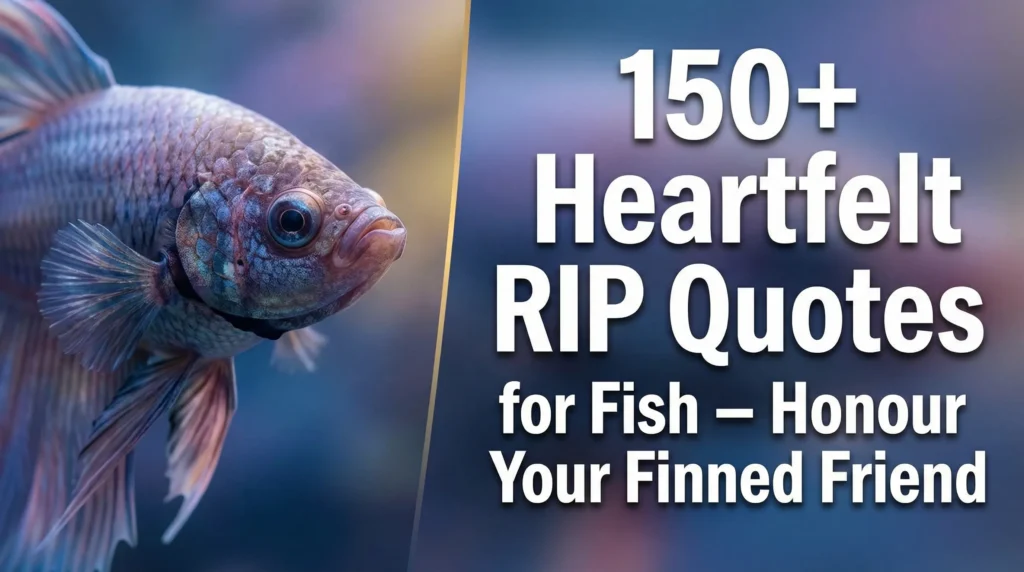 150+ Heartfelt RIP Quotes For Fish – Honour Your Finned Friend