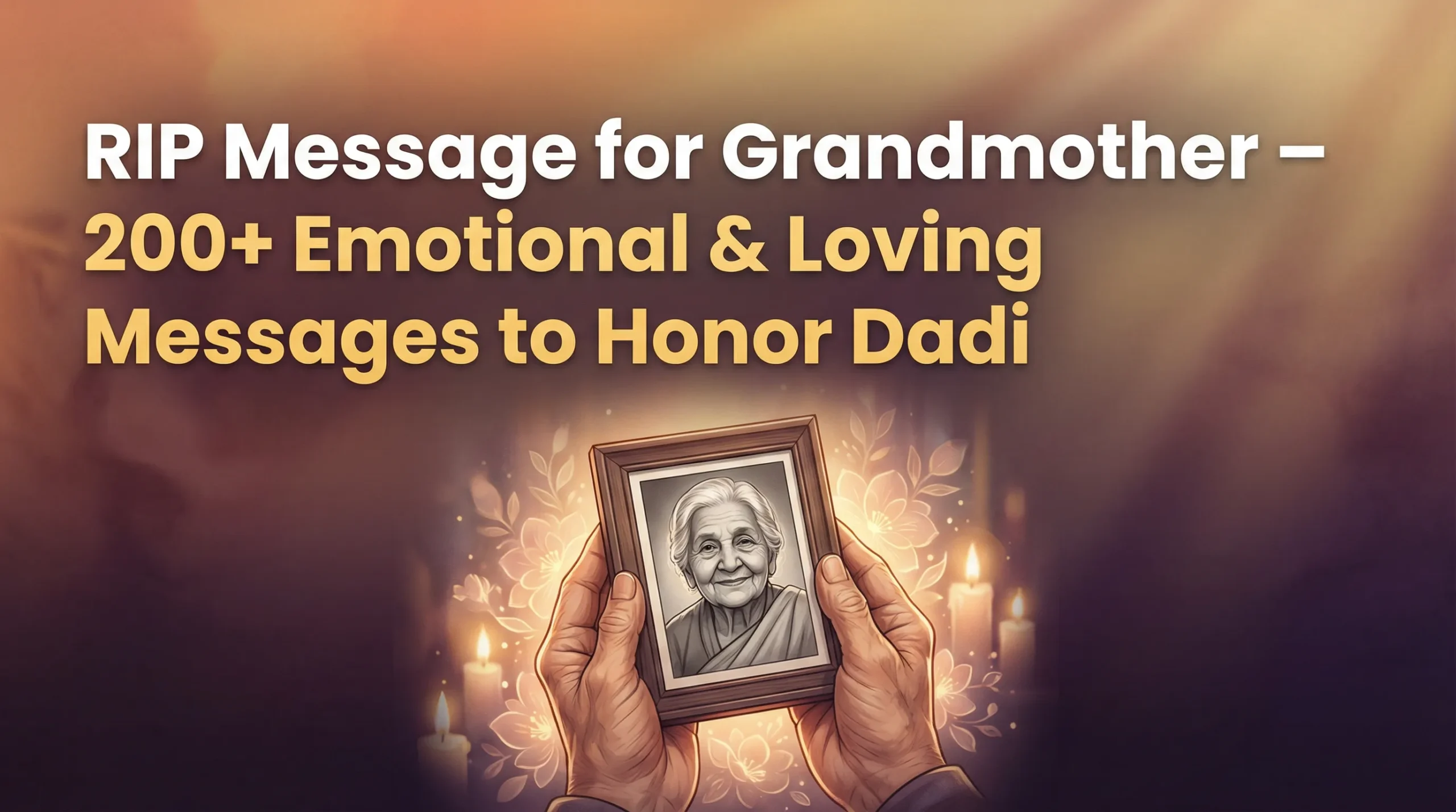 200+ Heartfelt RIP Message - Powerful Words For Peaceful Farewell