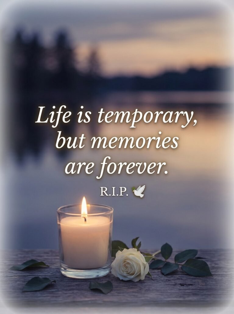 RIP Status - 150+ Emotional & Heartfelt Status Free Download