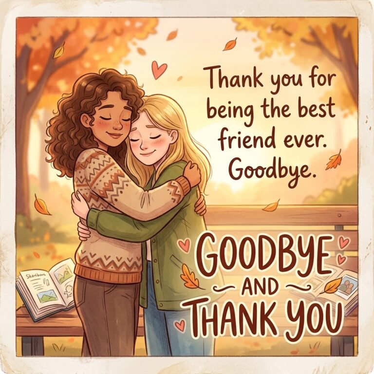 Thank You And Goodbye Message - 350+ Emotional & Short Farewell Messages